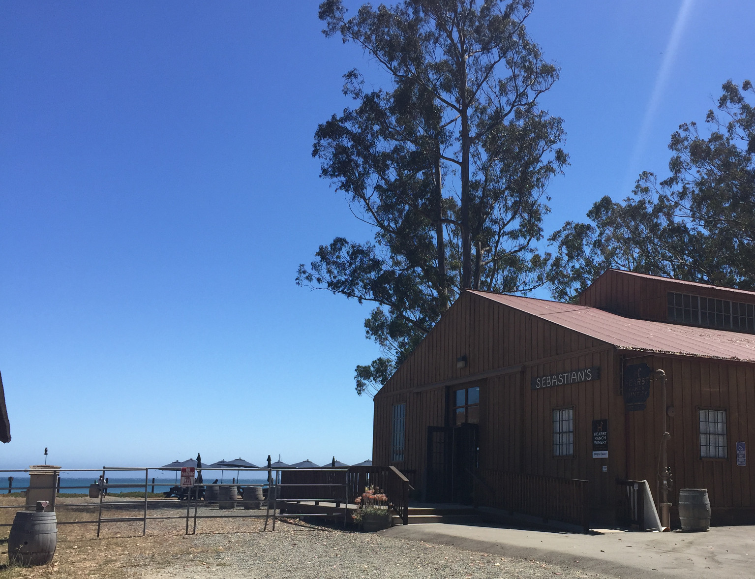 Enjoy Wine Tasting by the Water at Hearst Ranch Winery - Those Someday ...