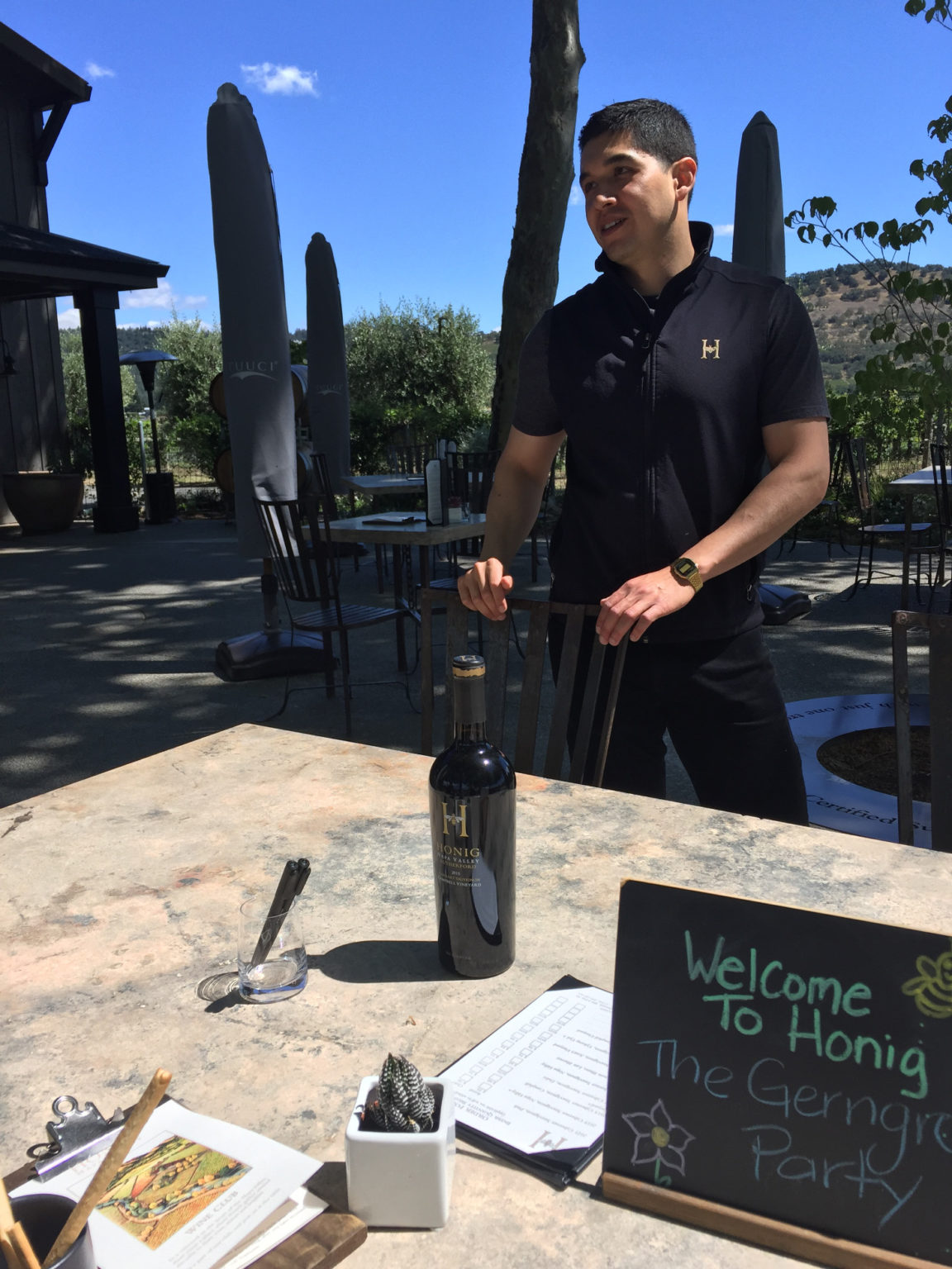 Napa Valley Wine Tasting #4: Honig - Those Someday Goals