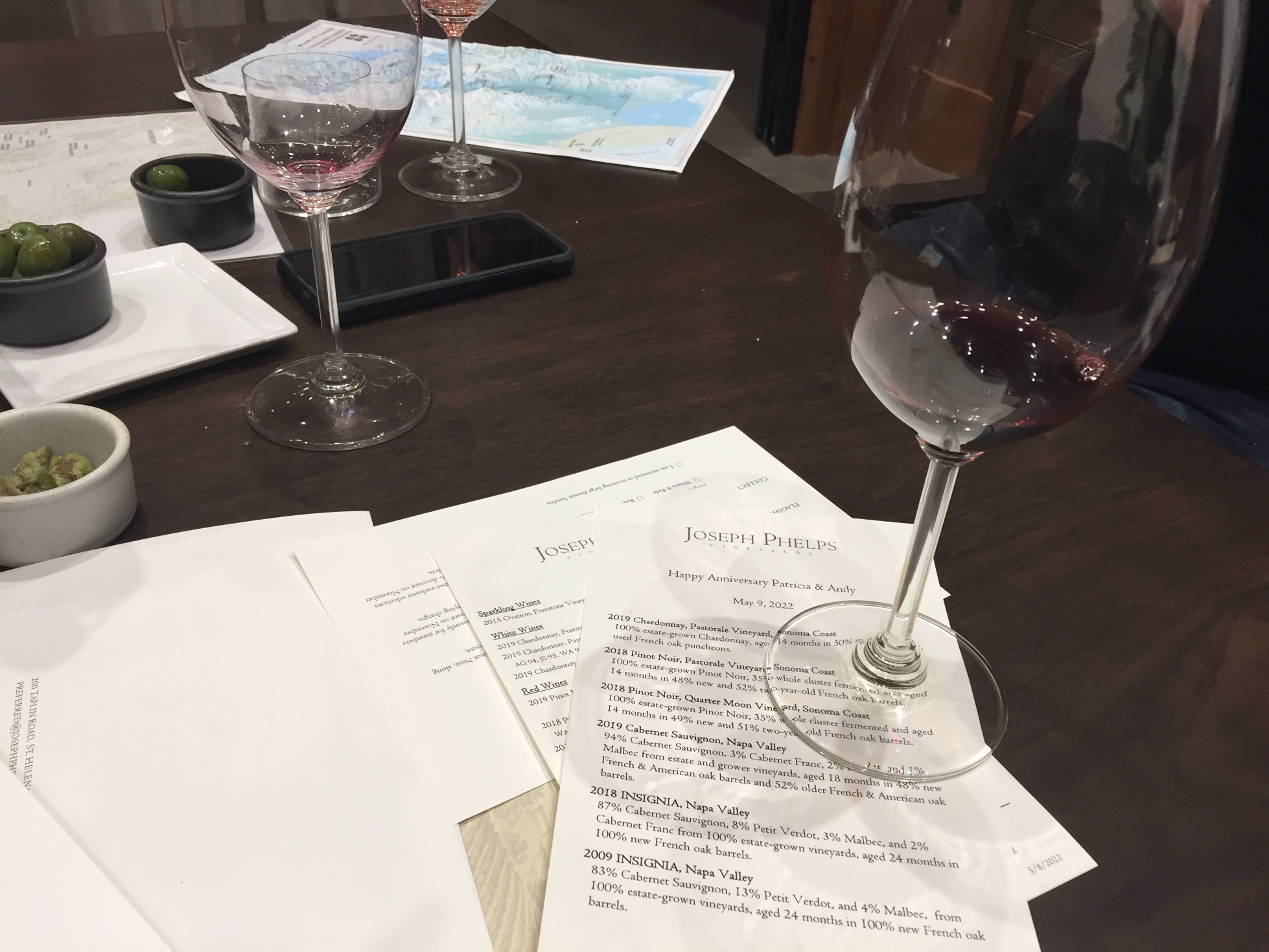 Napa Valley Wine Tasting #3: Joseph Phelps - Those Someday Goals